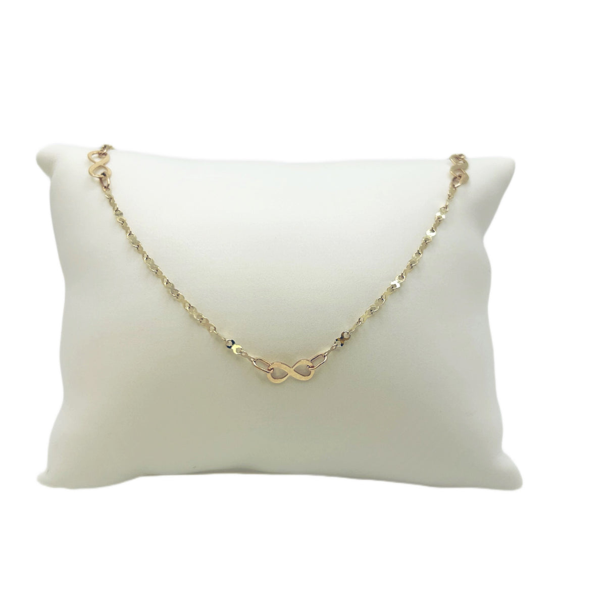 Infinity Anklet- 14k Gold – Jewelry & Art