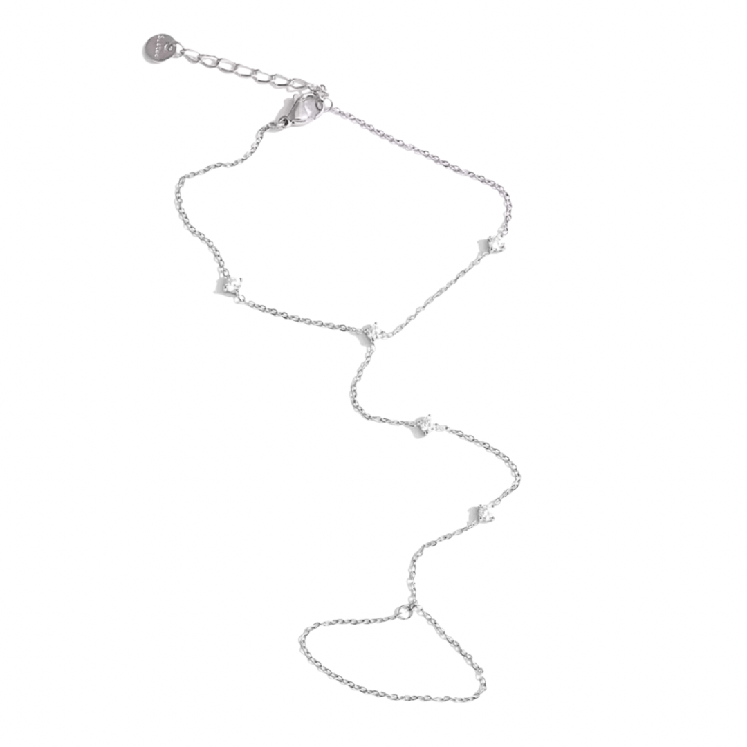 Dainty Stainless Steel Hand Chain – Jewelry & Art